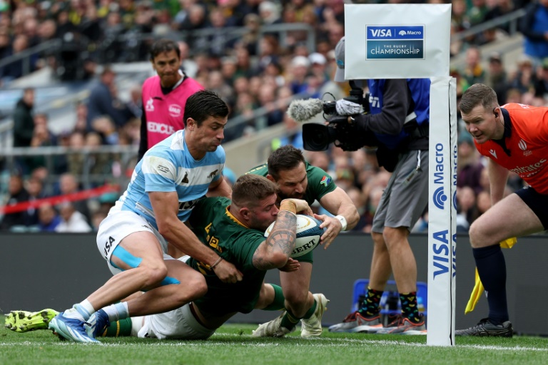 Reinach and Marx star as Springboks beat Argentina to retain Rugby ...