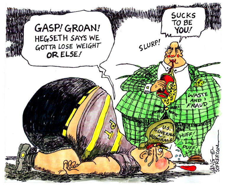 SOFREP Saturday Cartoon: Tighten the Waist, Ignore the Waste