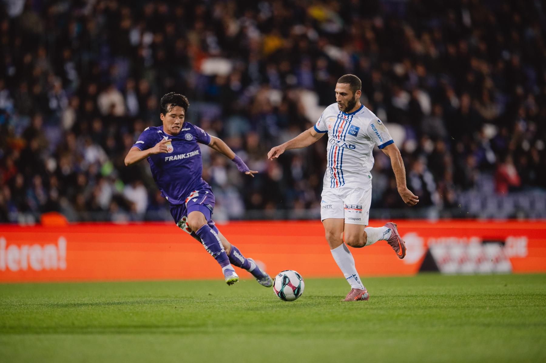 Erfolgslauf der Austria endet gegen Blau-Weiß Linz