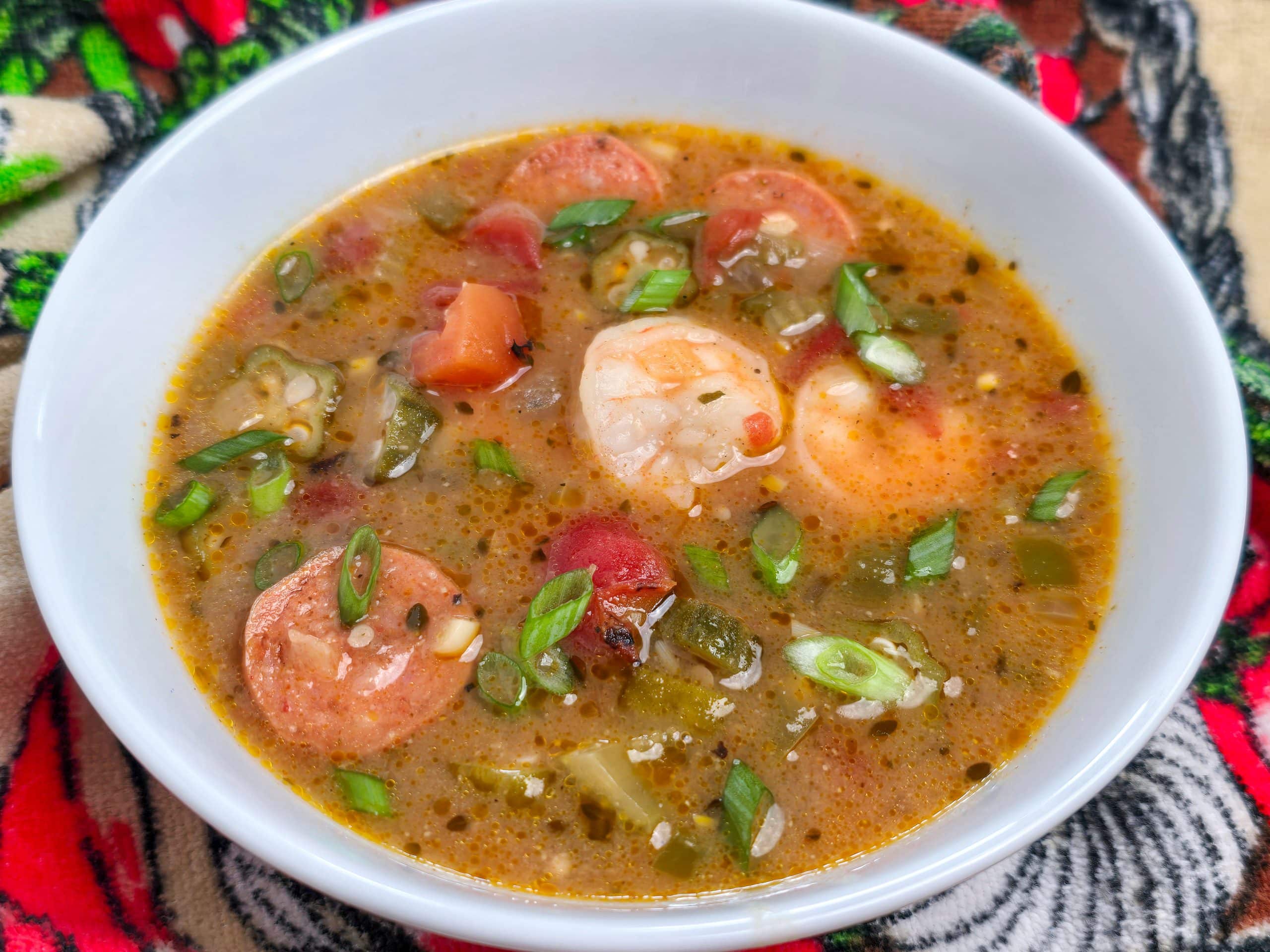 Shrimp and Sausage Gumbo: A Cajun Classic Made Healthier