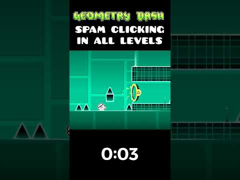 Spam clicking in all levels in Geometry Dash #gd #robtop #geometrydash ...