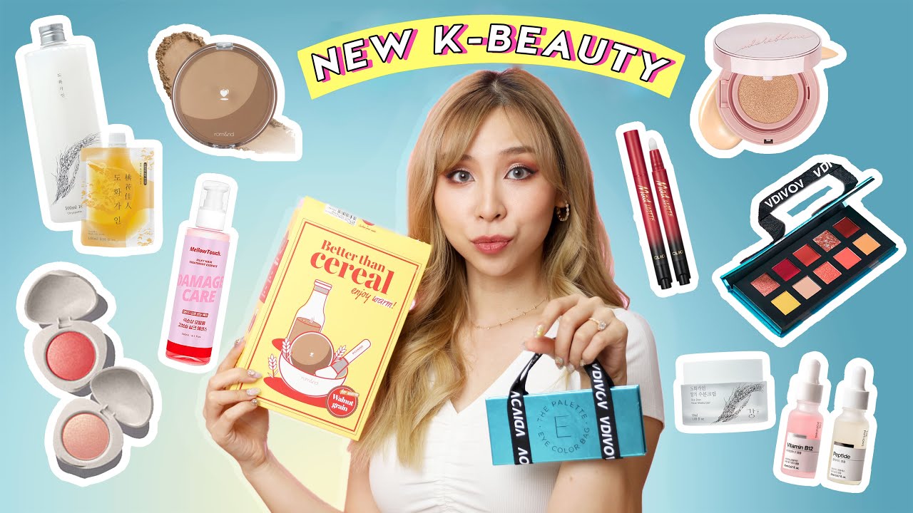 Full face makeup using the latest K-beauty launches
