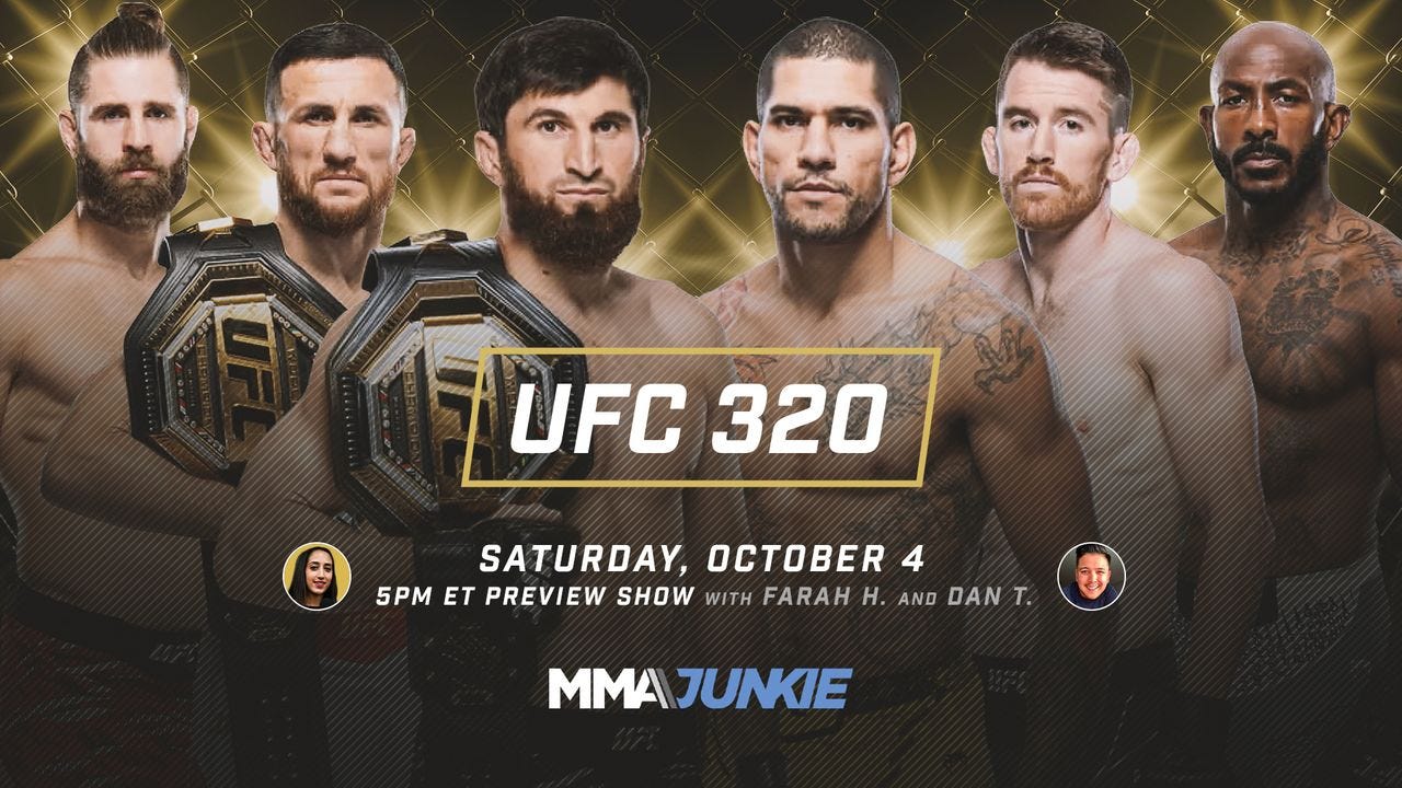 UFC 320: Ankalaev vs. Pereira 2 preview show live stream with Farah Hannoun
