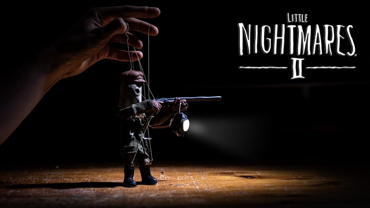 I made a movable THE HUNTER puppet (Little Nightmares II)