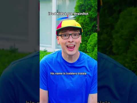 iPad kid loves Italian brainrot