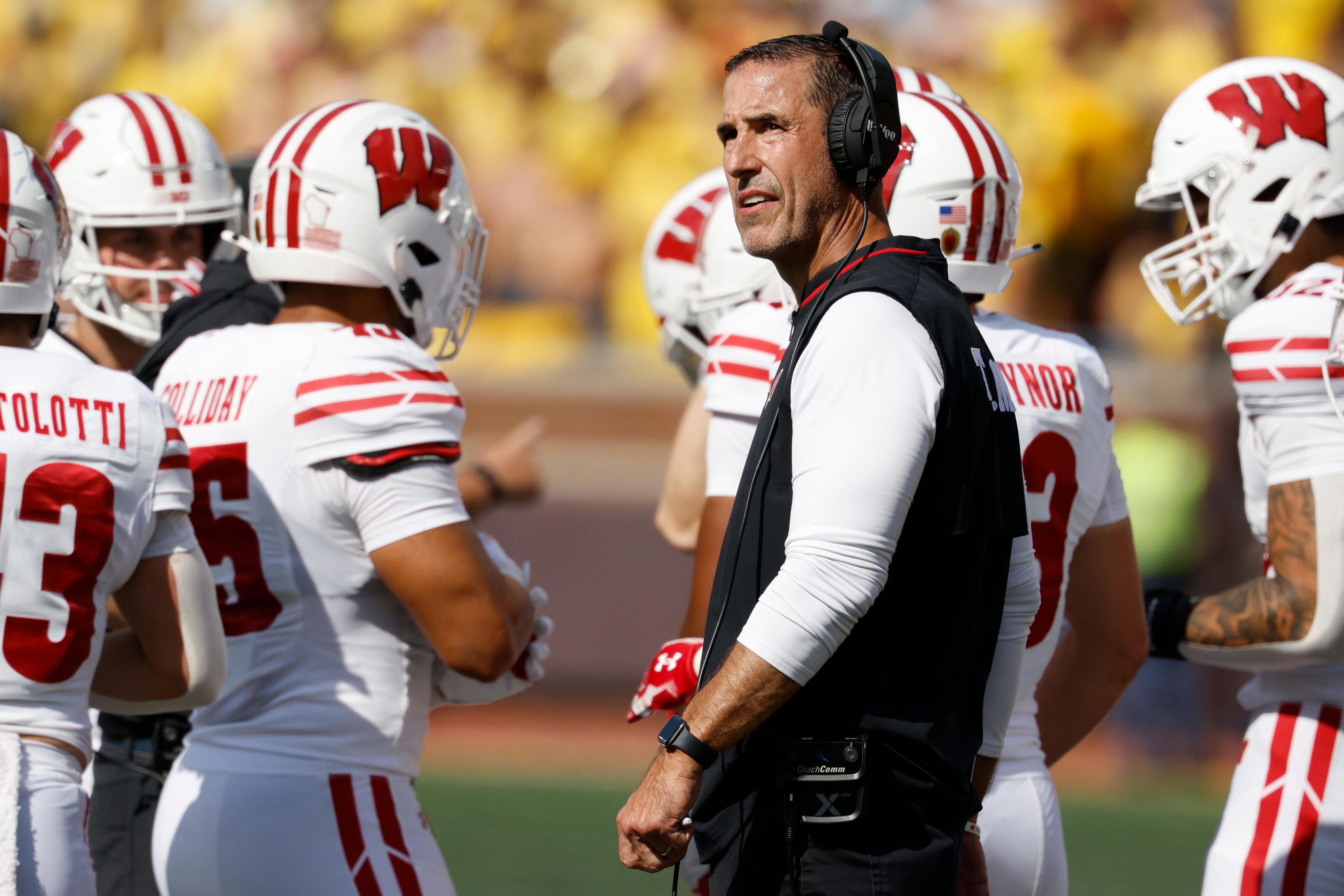 Why Wisconsin's Luke Fickell didn't use his timeouts against Michigan