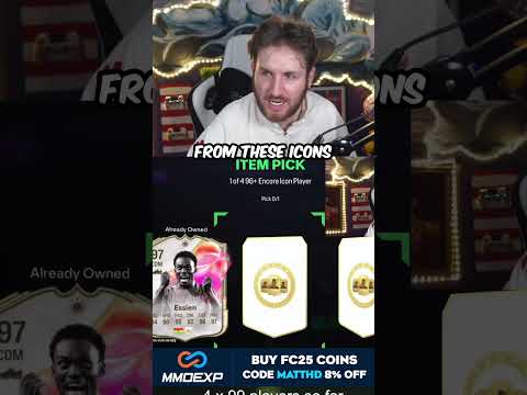 OMG 99! Insane 96+ icon player pick! #fc25 #shorts