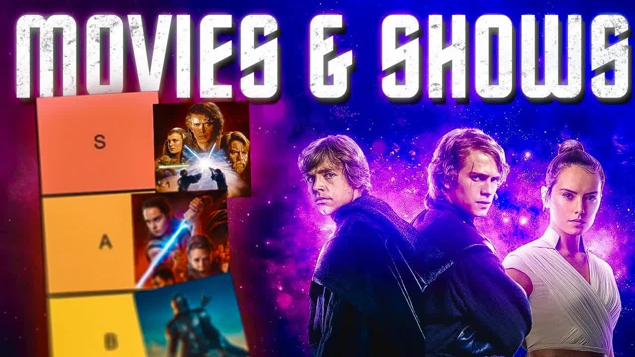 All Star Wars movies & shows ranked! (Tier list)