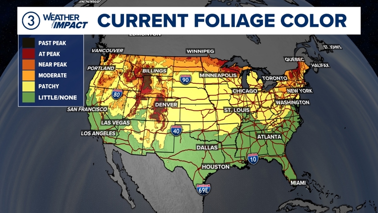 Fall foliage: Why high elevations turn first