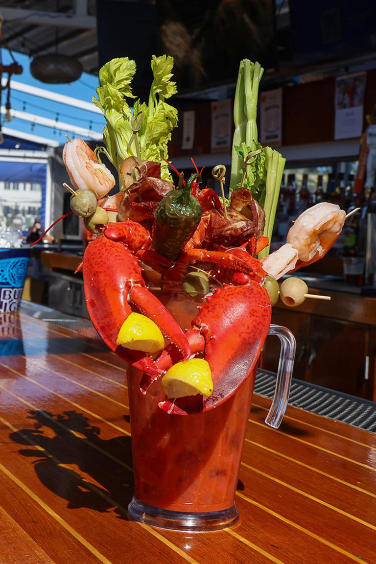 $120 Bloody Mary served with whole lobster at 155-year-old LI seafood ...