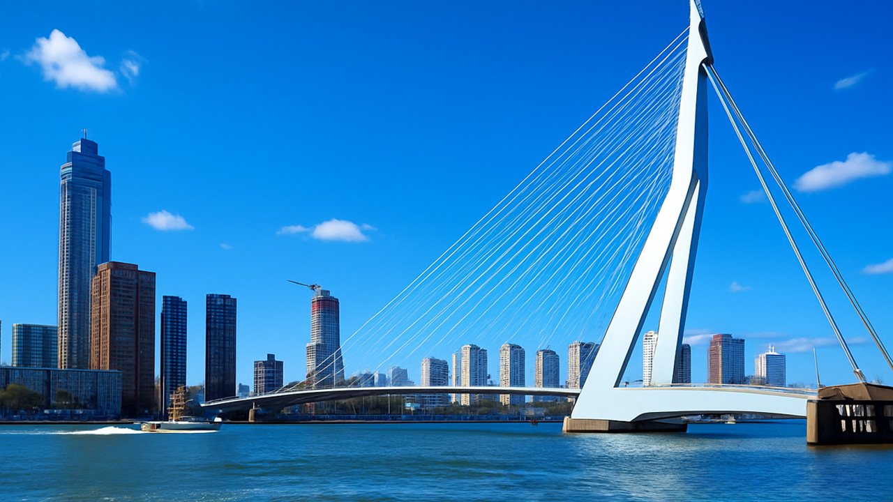 Tour a pie por Róterdam: descubre sus calles y canales en 4K