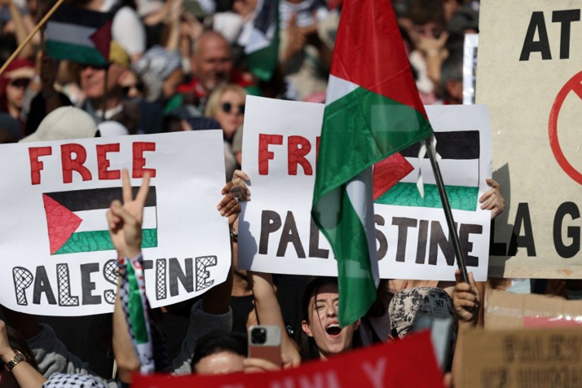 Israëlisch-Palestijns conflict - Tienduizenden betogen in Barcelona uit ...