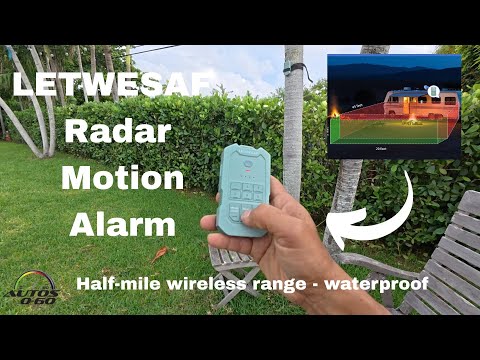 🔒 Seguridad exterior definitiva: Alarma de movimiento por radar ...