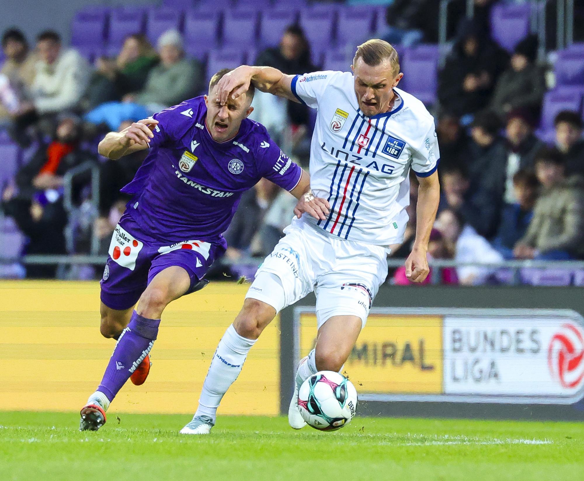 Austria kassiert bittere Heim-Niederlage gegen Blau-Weiß Linz