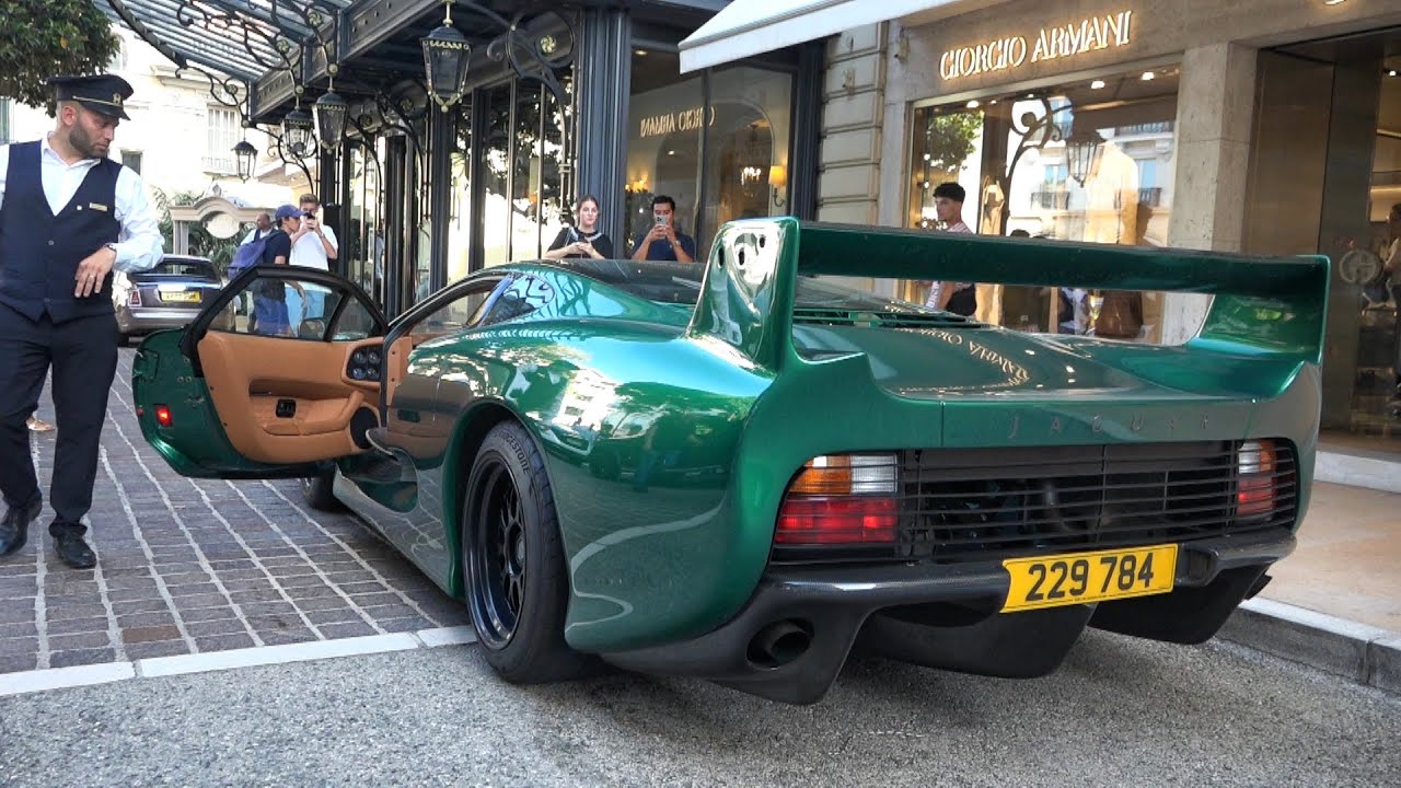 ATTENTION LES OREILLES ! Une Jaguar XJ220 débarque avec une Batmobile 😳