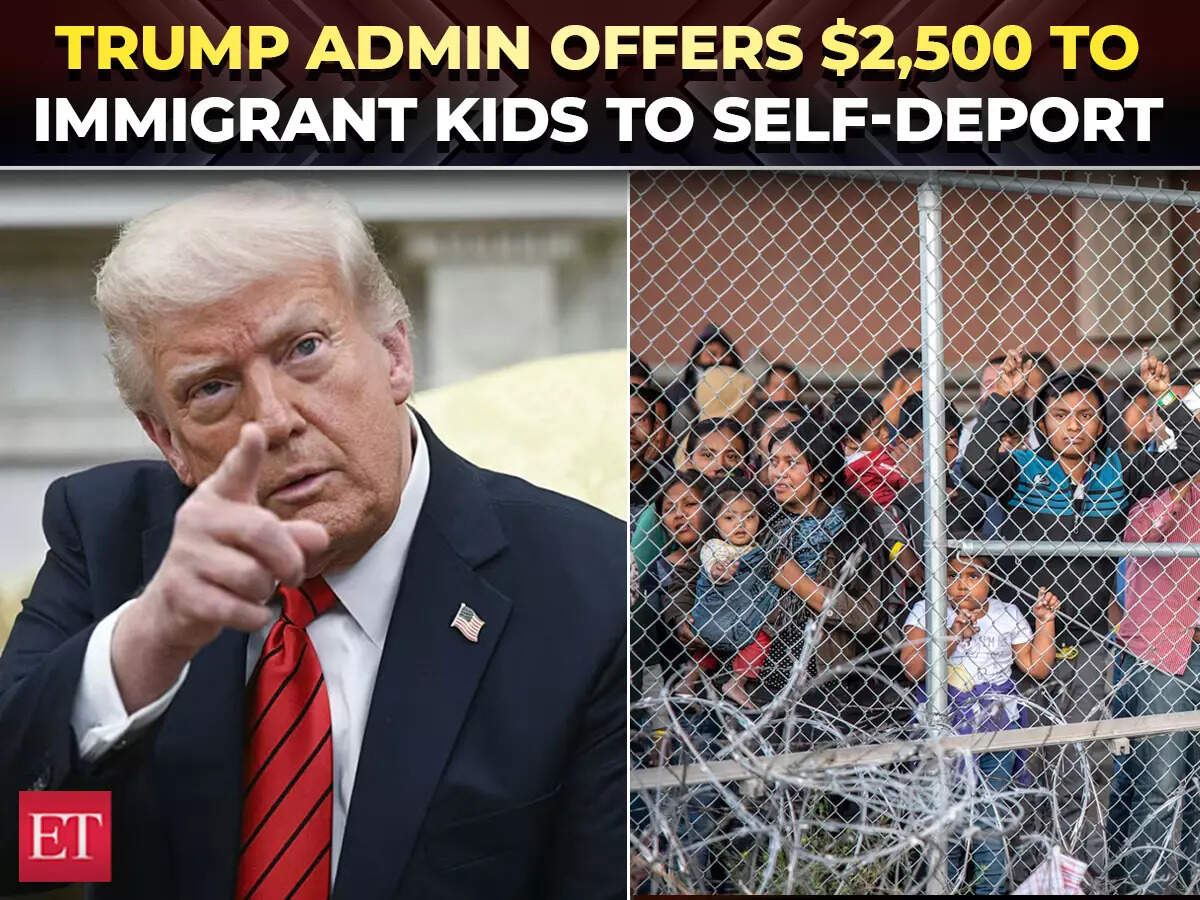 'Take cash & leave America': Trump admin offers $2,500 to immigrant ...