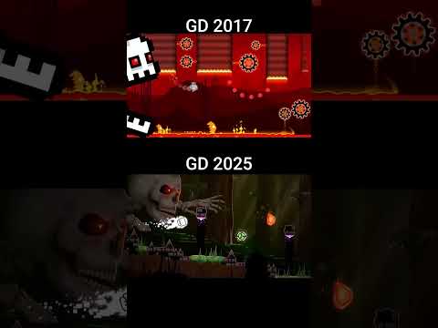 2017 vs 2025 Geometry Dash Levels Which Looks Better?