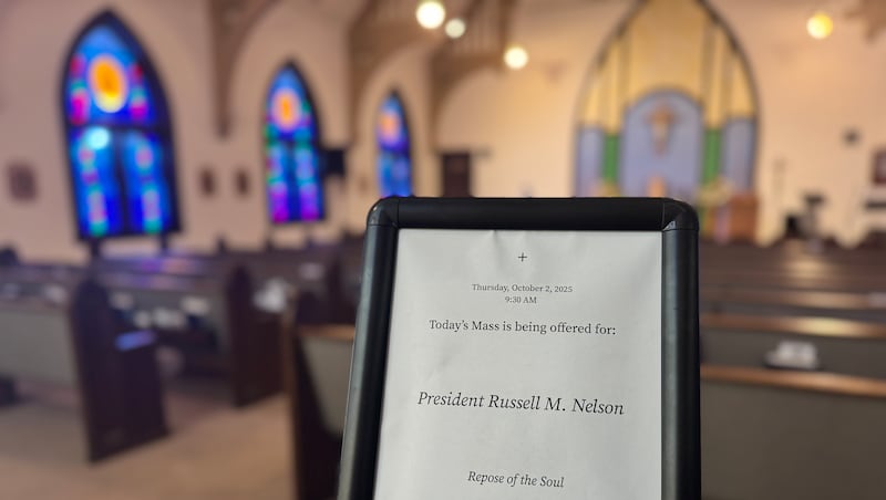Catholic church in Utah filled to overflowing for a special mass for ...