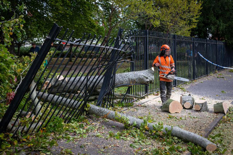 Met Office urges public to prepare emergency kit as Storm Amy wipes out ...
