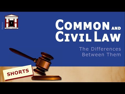 What is the difference between common and civil law?