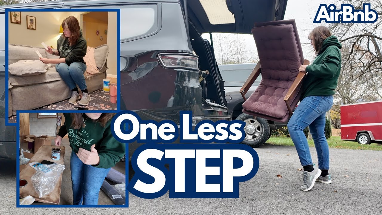 That's one less step at my Airbnb project in Carlisle