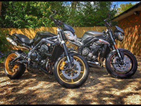 Old versus new Street Triple - Comparing the 2017 Street Triple RS with ...