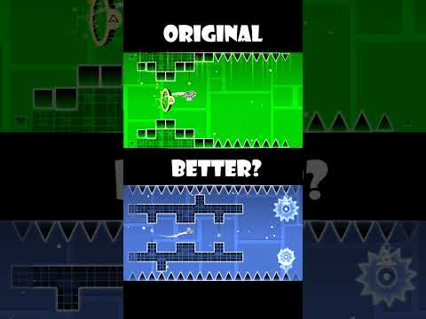 Original vs Better Geometry Dash Levels Which Looks Cooler? #gdupdate # ...