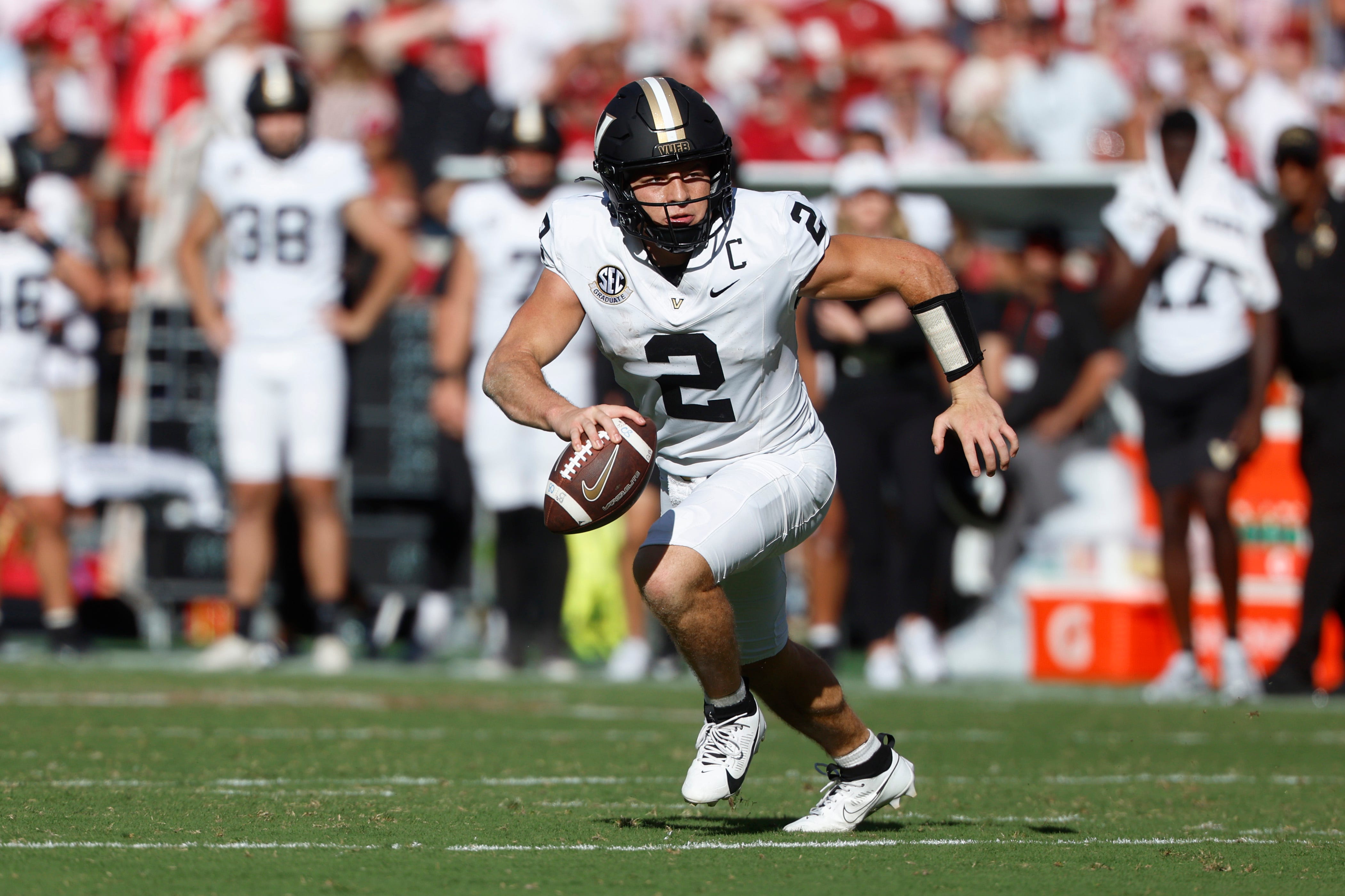 Diego Pavia stats for Vanderbilt vs Alabama: Grading Commodores QB in loss