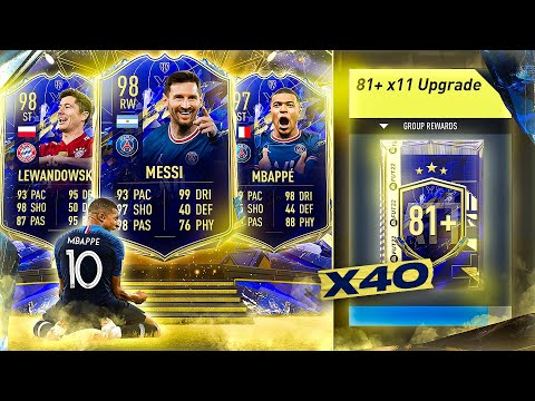 This is what you get from 40 x 81+ x 11 TOTY attacker upgrade packs!