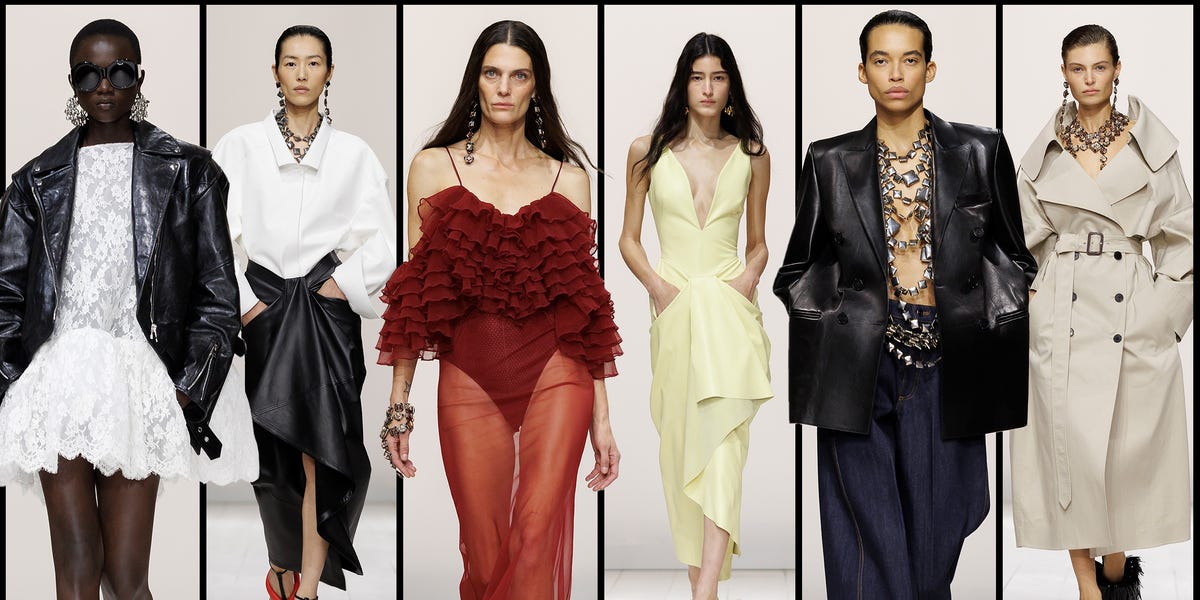 At Givenchy, Sarah Burton Peeled Back the Restrictions of Structure to ...