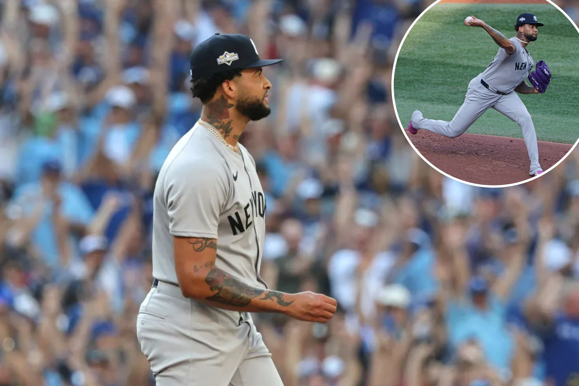 Luis Gil doesn’t even make it three innings in Yankees ALDS Game 1 disaster