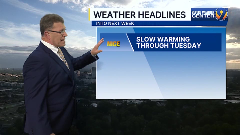Saturday night's forecast with Meteorologist Wayne Mahar