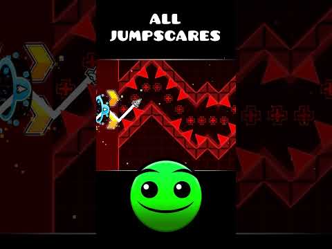 Every GD jumpscare from easy to insane! #geometrydash #gdupdate #gd # ...
