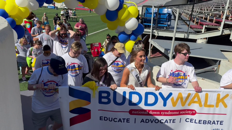 Families celebrate inclusion with Buddy Walk at War Memorial Stadium