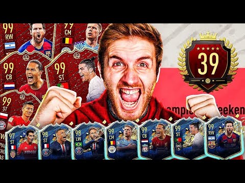 What do you get from 39th in the world ultimate TOTS FUT Champions rewards?