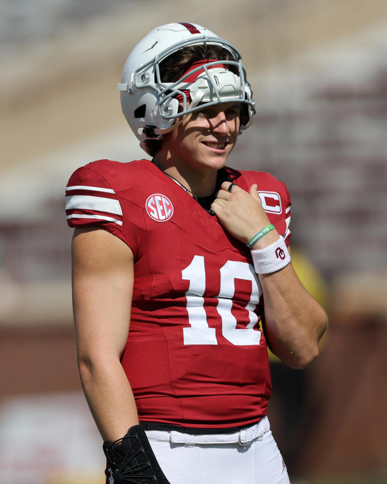 John Mateer injury update: Will OU football QB play vs Texas in Red ...