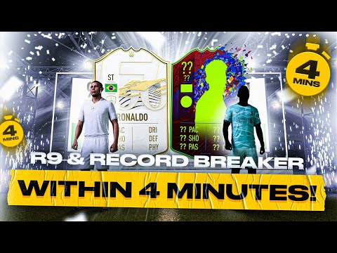 I packed R9 Ronaldo + record breaker in 4 minutes of FIFA 21