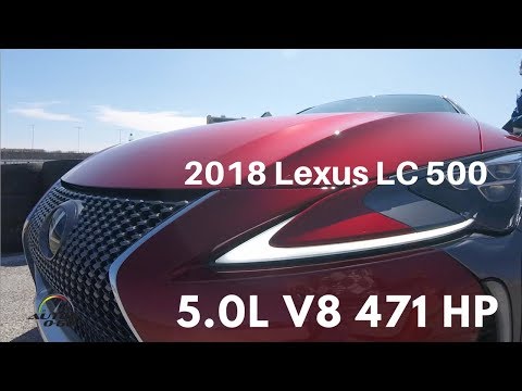 Vuelta rápida 2018 Lexus LC 500 en el circuito interior de Texas Motor ...