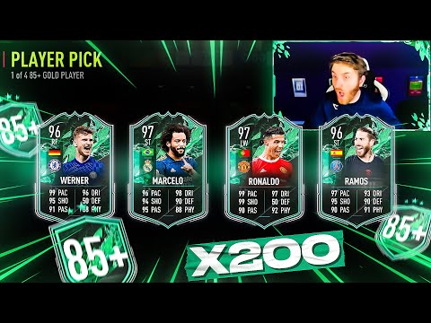 FIFA 22 200 x shapeshifters team 2 player pick packs!