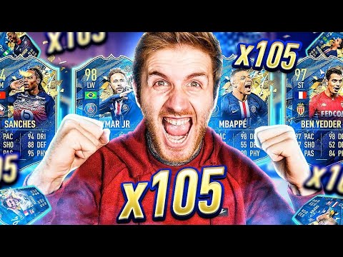 What do you get from 105 Ligue 1 Team of the Season player pick packs?
