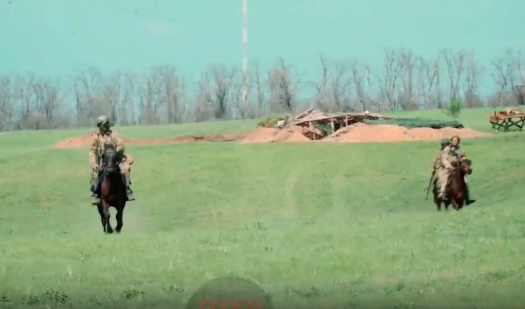 Russia Trains Mounted Units for Ukraine Combat