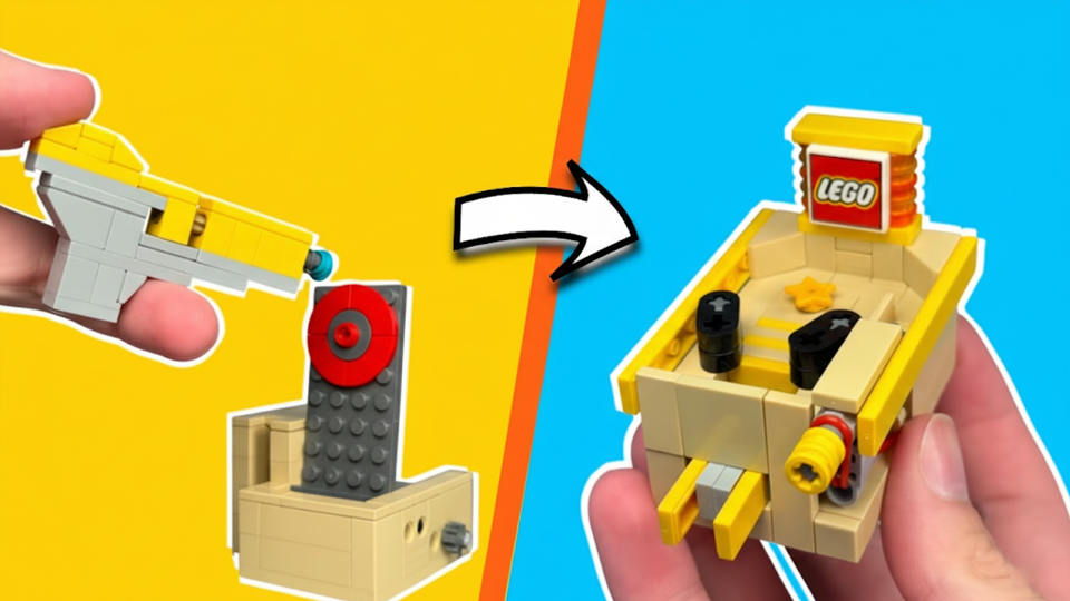 LEGO Pinball and Shooting Gallery Build