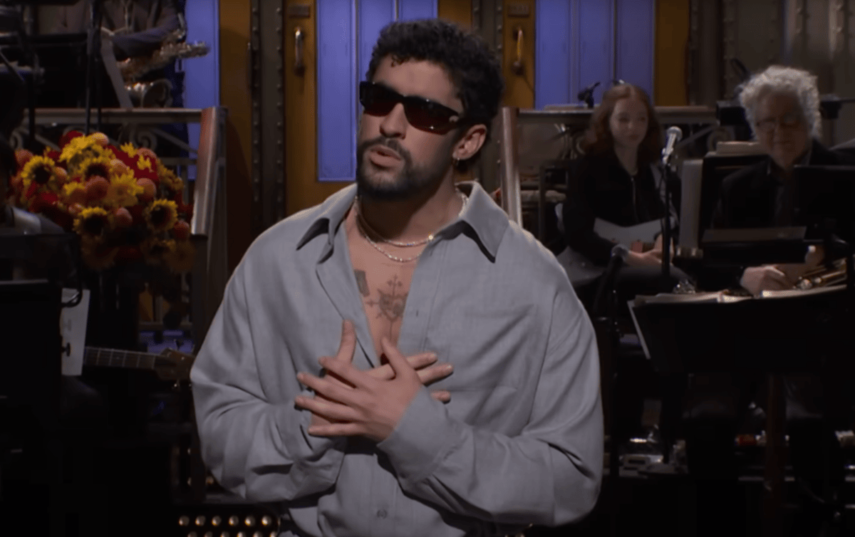 What Bad Bunny said in Spanish in "SNL" monologue