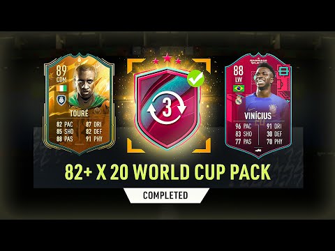 FIFA 23 my guaranteed 82+ x 20 World Cup swaps pack!