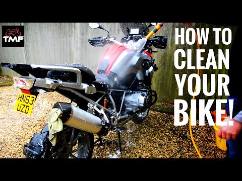 How to clean a motorcycle - Revisited
