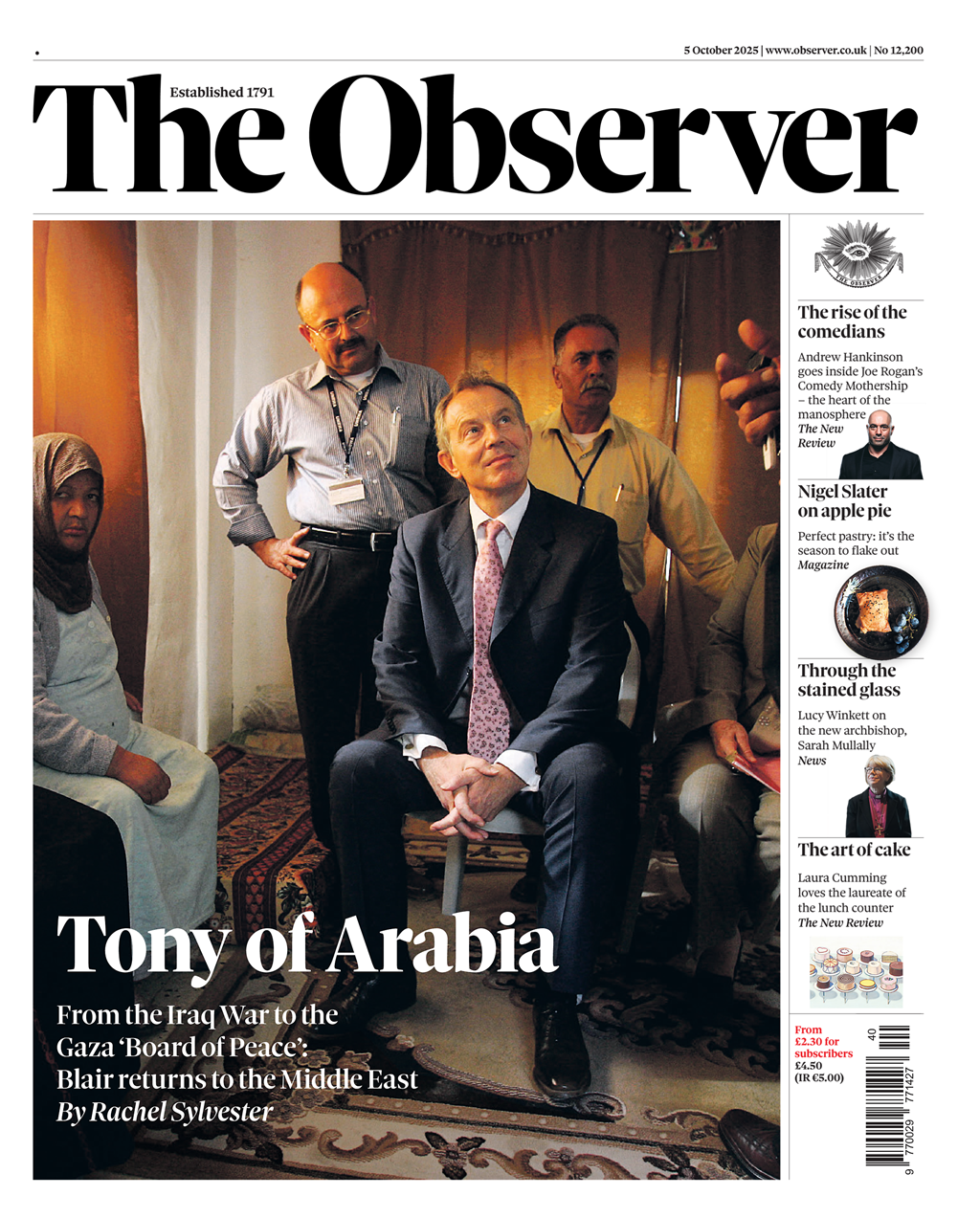 'Tory 'ICE' force would deport 150,000 a year' and 'Tony of Arabia'