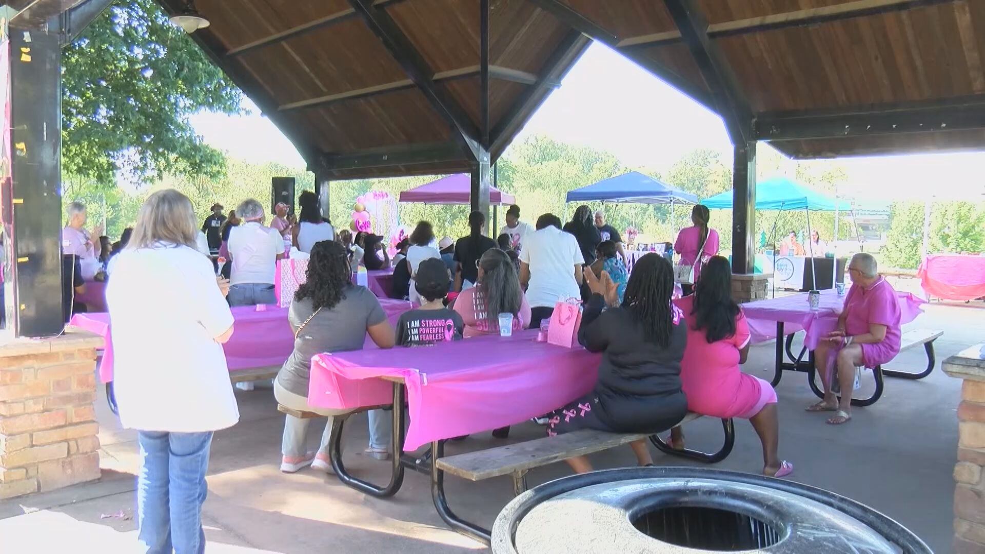 Capaha Park scene of 5th annual breast cancer awareness event
