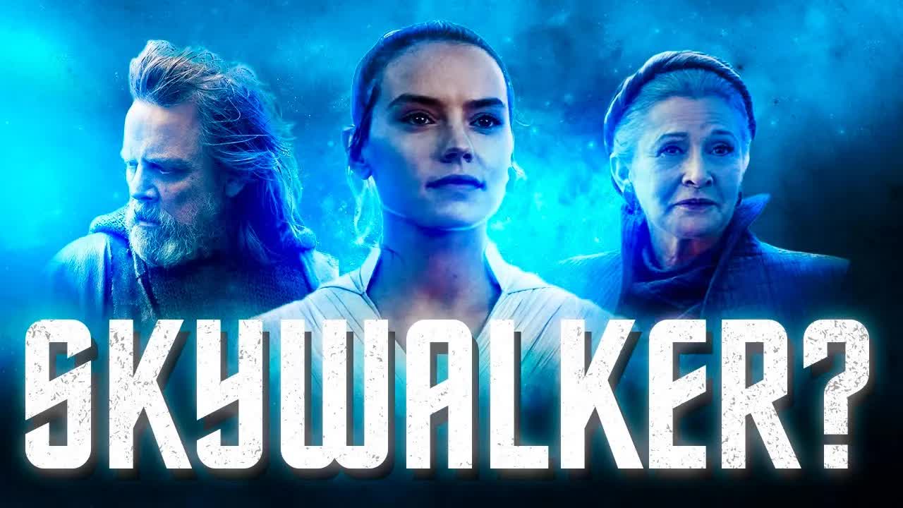 Why did Rey choose the name Skywalker?
