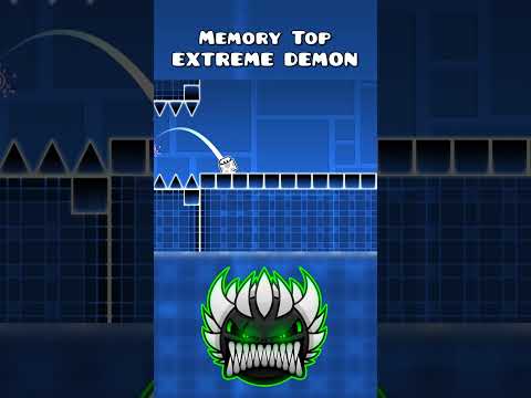 Memory Top Extreme Demon in Geometry Dash #gd #robtop #geometrydash #shorts