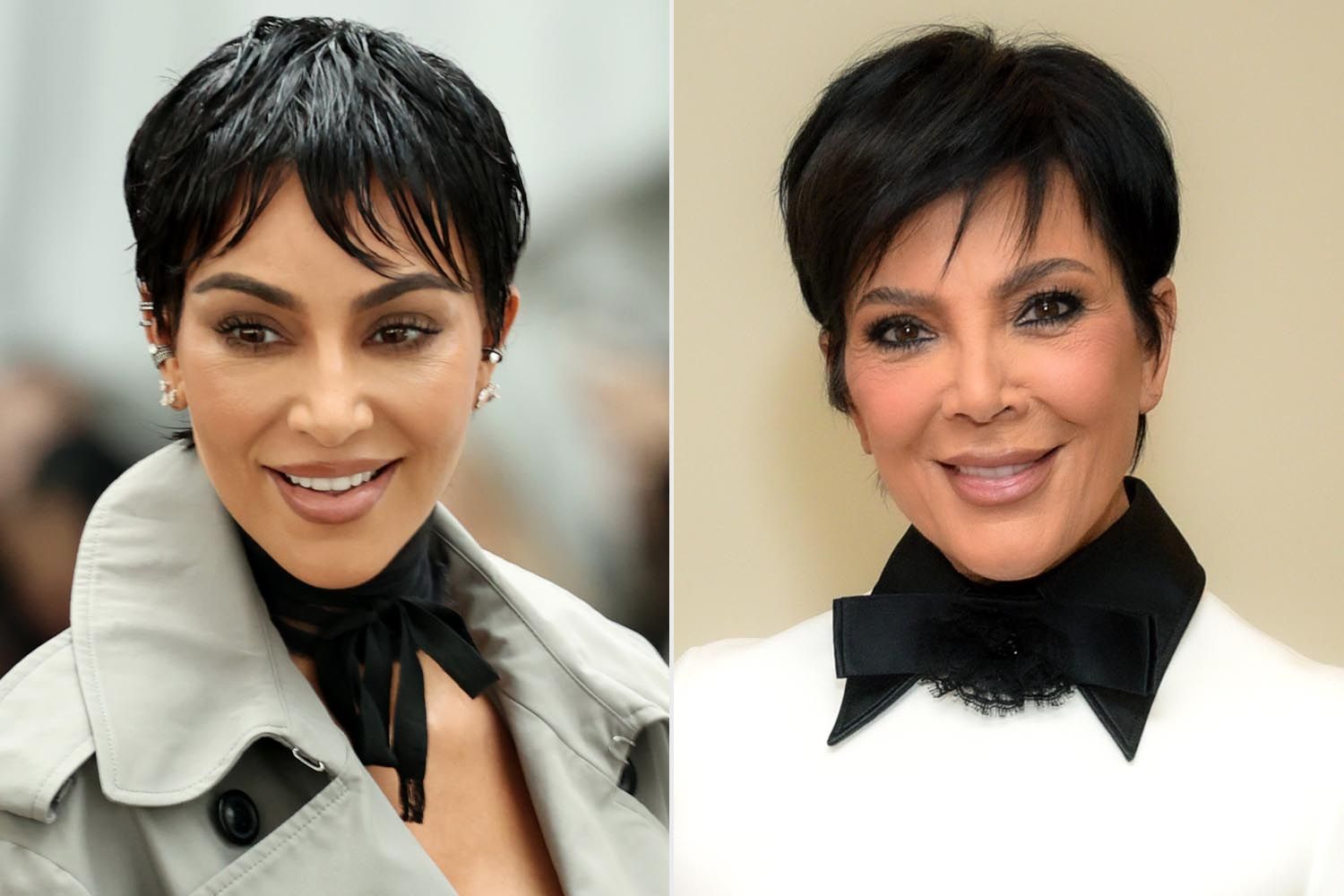 Kim Kardashian Channels Mom Kris Jenner with Pixie Cut Hairstyle at ...